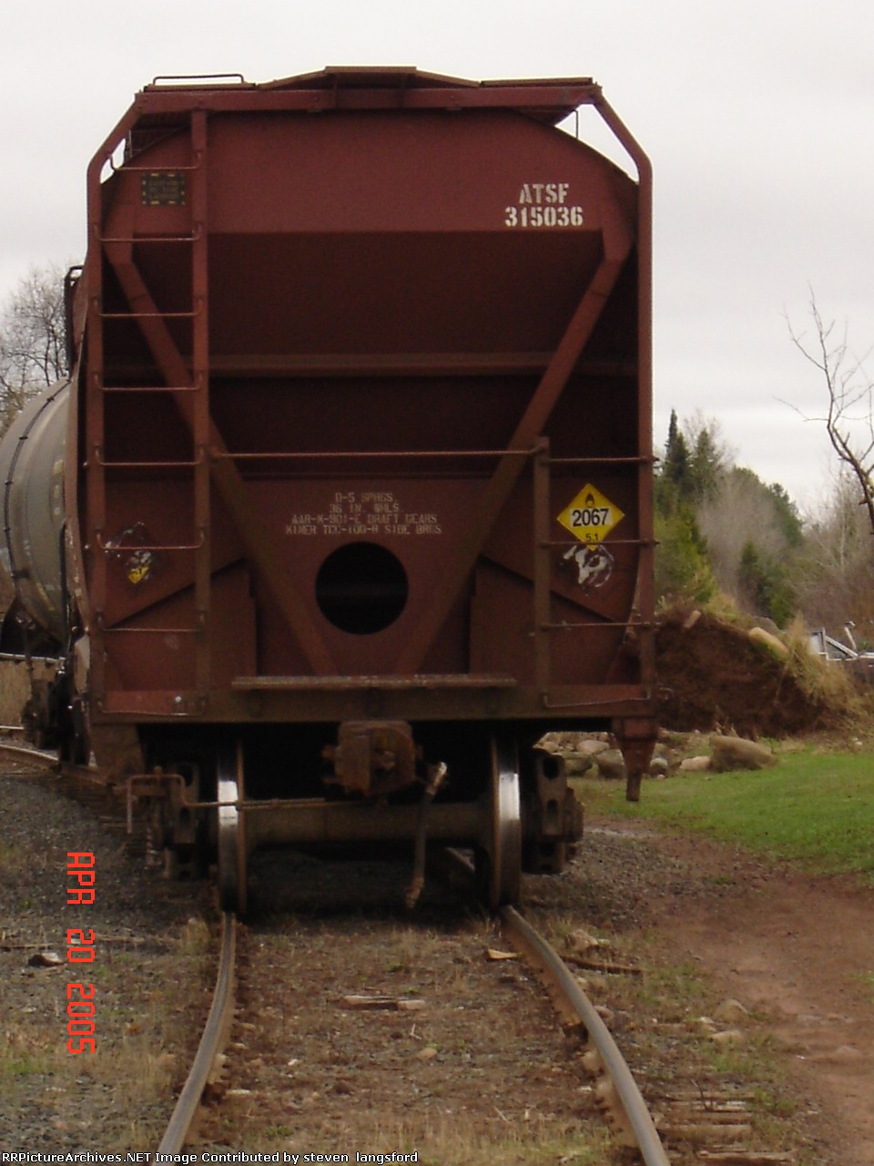 ATSF COVERED HOPPER CAR # 315036